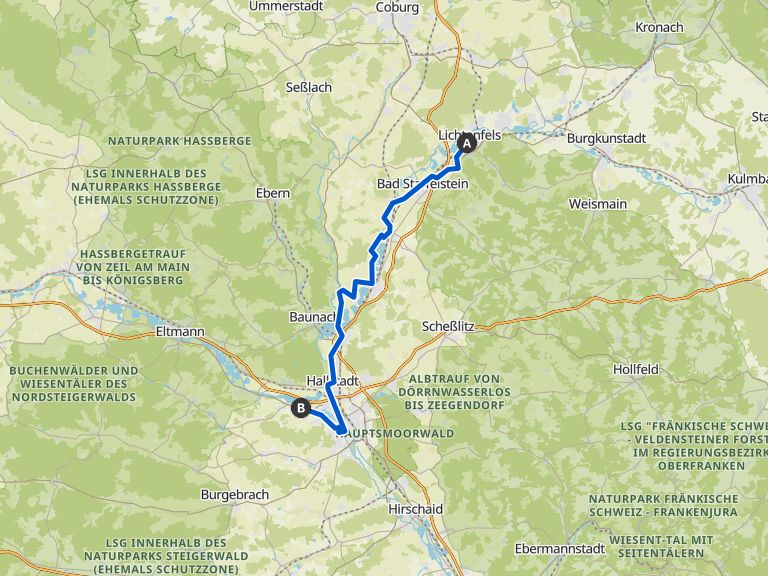 Main Radweg Lichtenfels bis Bischberg | Fahrradtour | Komoot